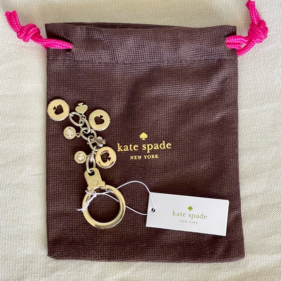 Accessories | Kate Spade New Pave Spade Charm Key Chain | Poshmark